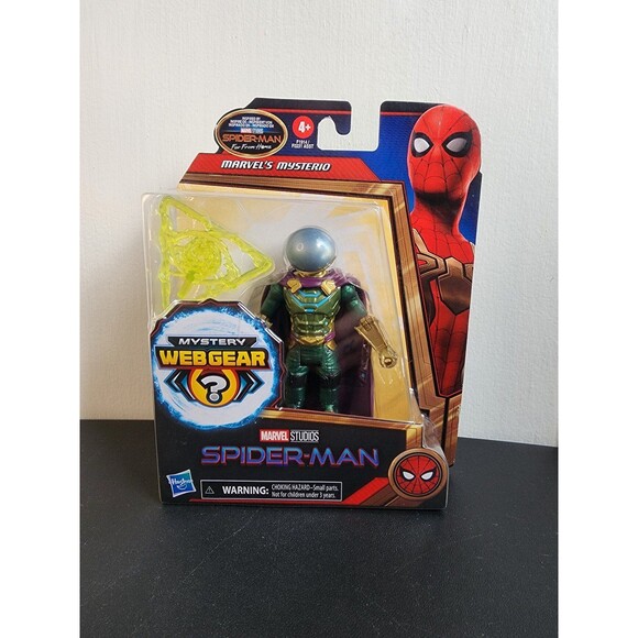 Hasbro | Toys | Spiderman Marvel 6inch Mysterio Figure With Mystery Web ...
